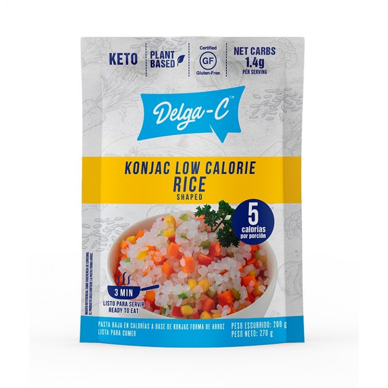 Delga-C Arroz Bajo en Calorías a base Konjac | Delga-C